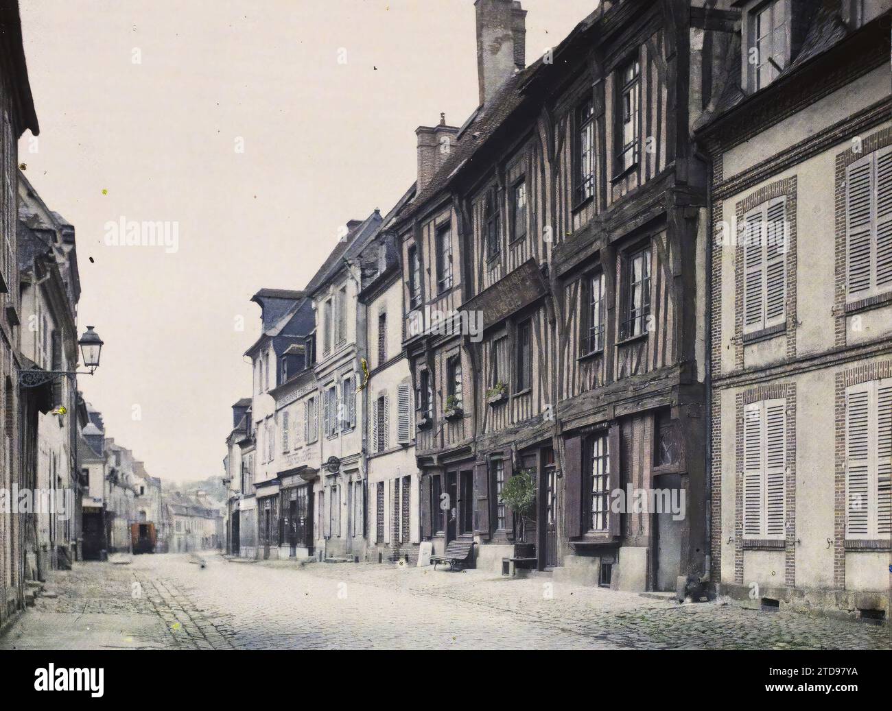 Verneuil-sur-Avre, Eure, Normandie, France Rue de la Madeleine ...