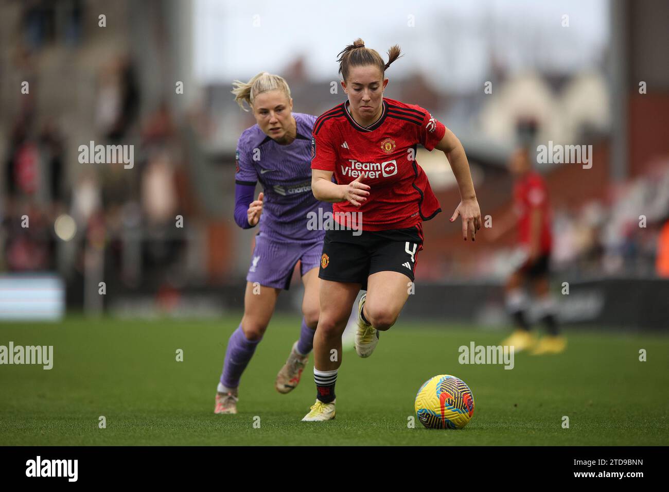 LEIGH, ENGLAND – 17. DEZEMBER: Maya Le Tissier von Manchester united ...