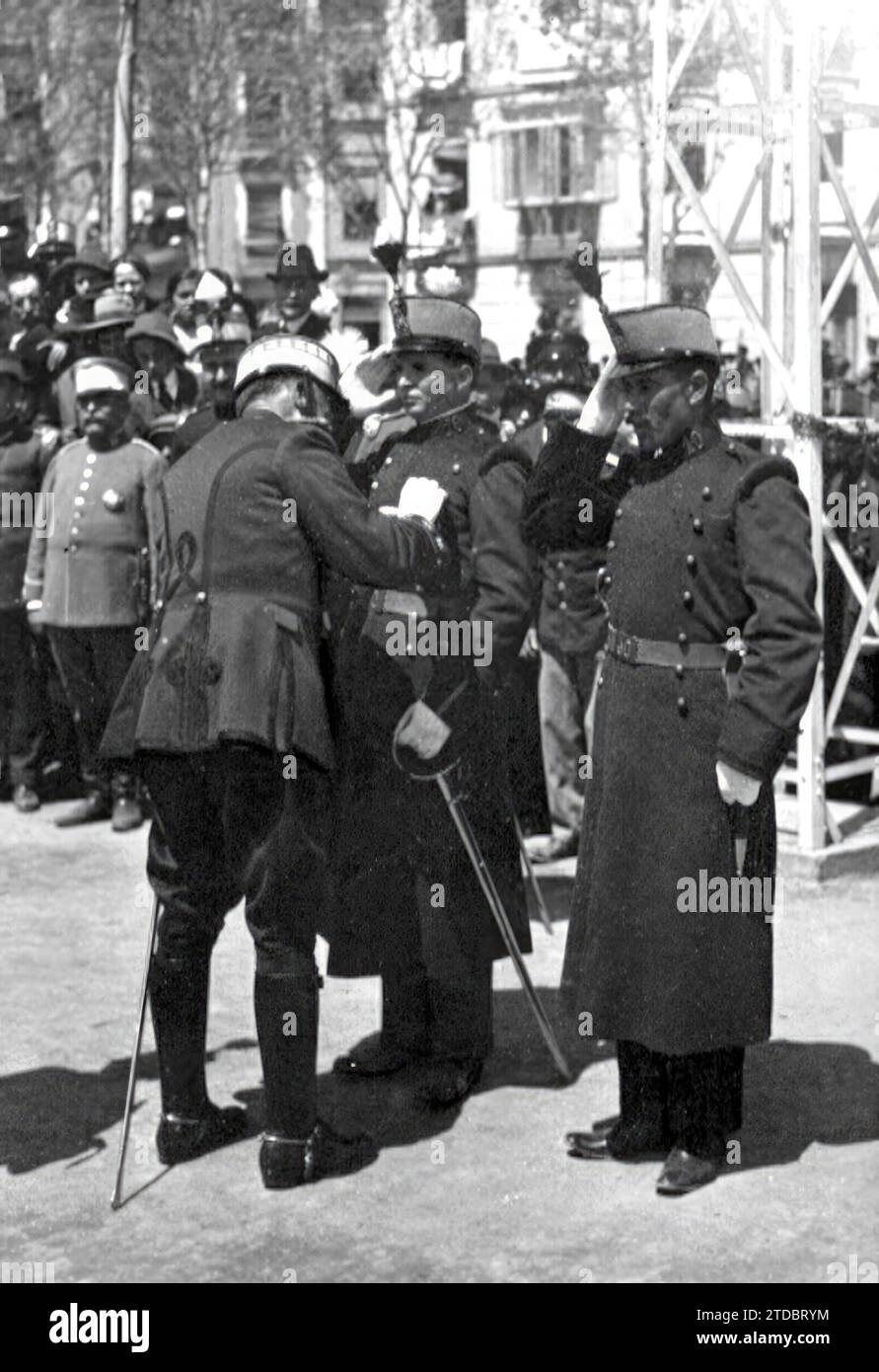 03/31/1917. Der Oberst des Córdoba-Regiments, der die Brigade Don ...