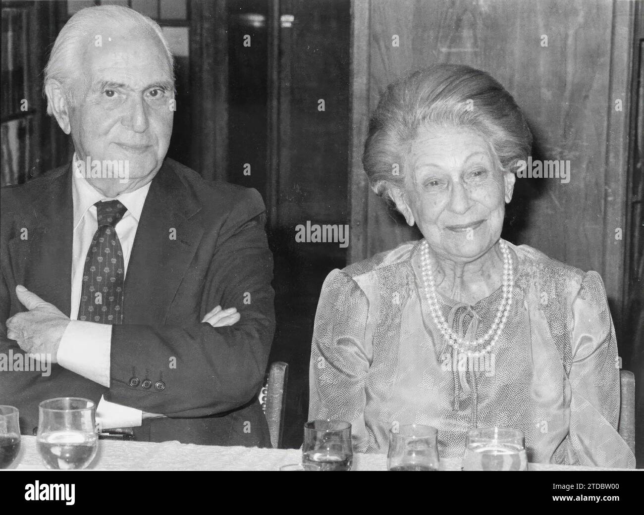 07/03/1983. ABC-Tribut an José López Rubio, der als „Figur des Monats ...