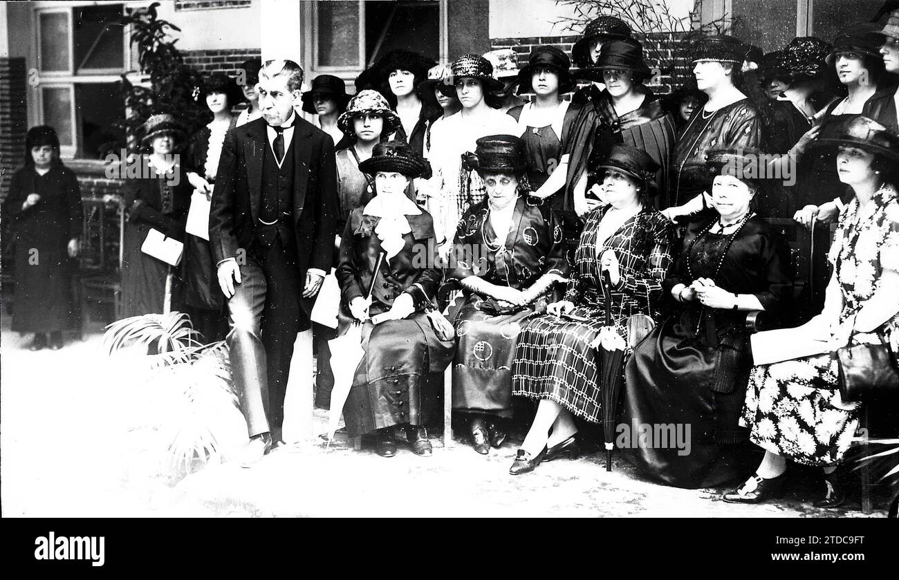 06/24/1920. Madrid. In der Schule von Maria Unbefleckter. Der ...