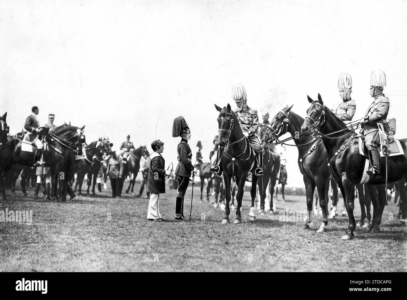 05/31/1914. Bei der Frühjahrskonferenz in München. König Ludwig III ...