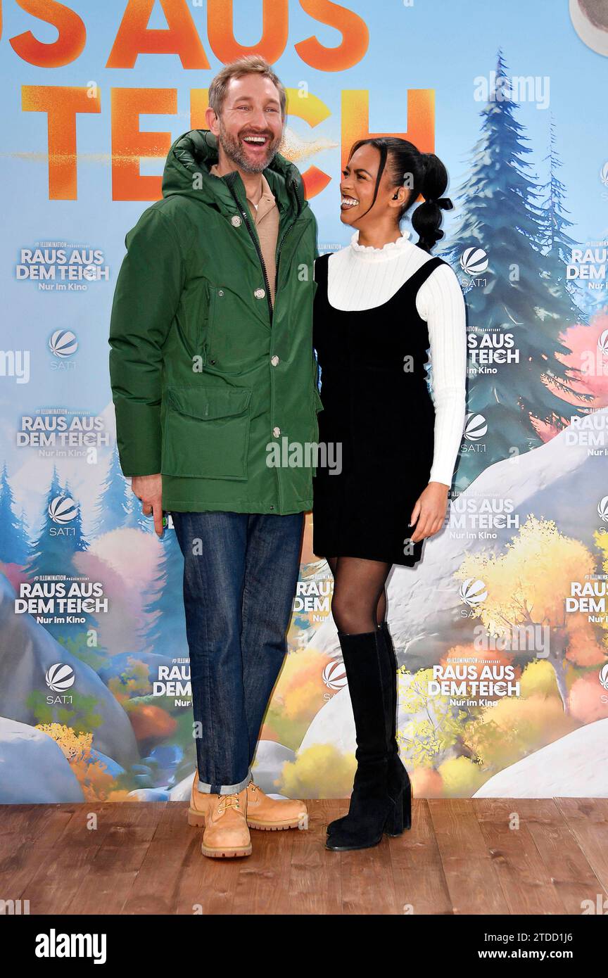 Daniel Boschmann und Aminata Belli bei der Premiere des Animationsfilms ...