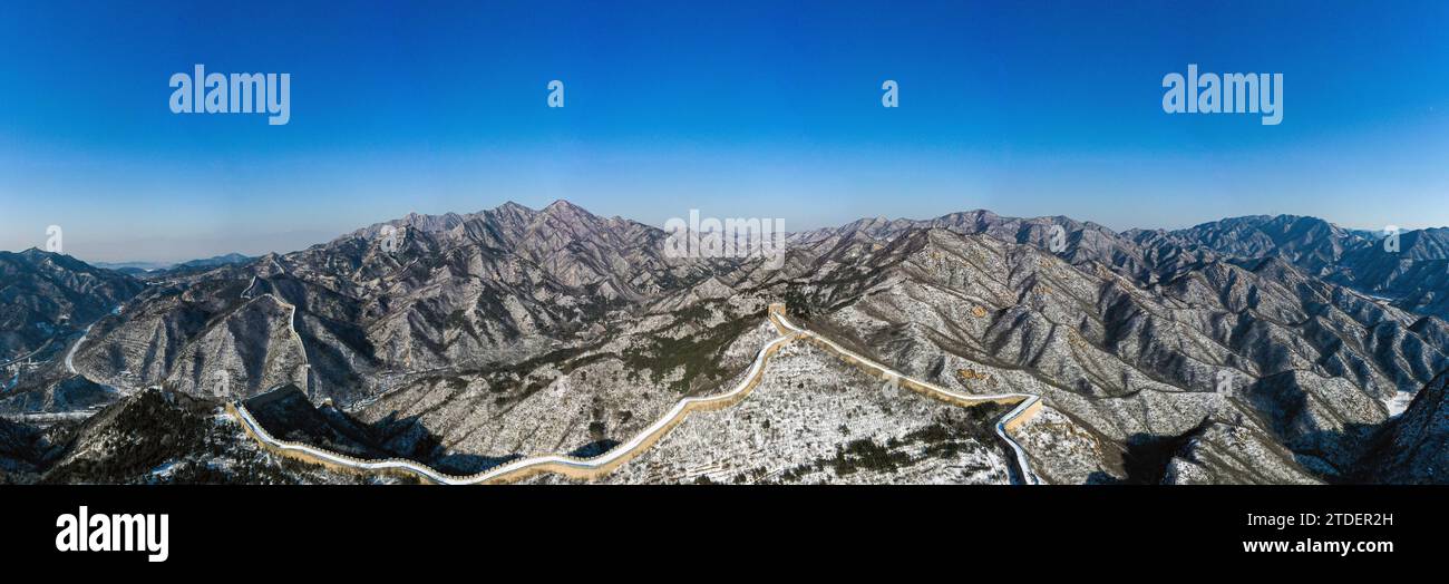 Peking, China. Dezember 2023. Dieses Luftbild, aufgenommen am 18 ...