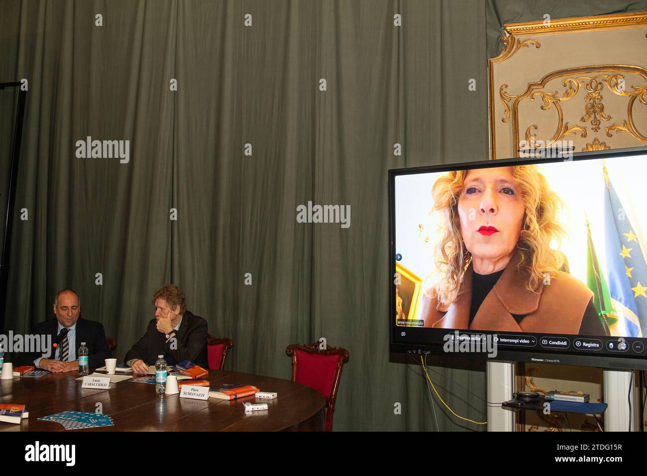 Italien Piemont Turin Palazzo Carignano - Mitternachtswohnung - Meeting ...