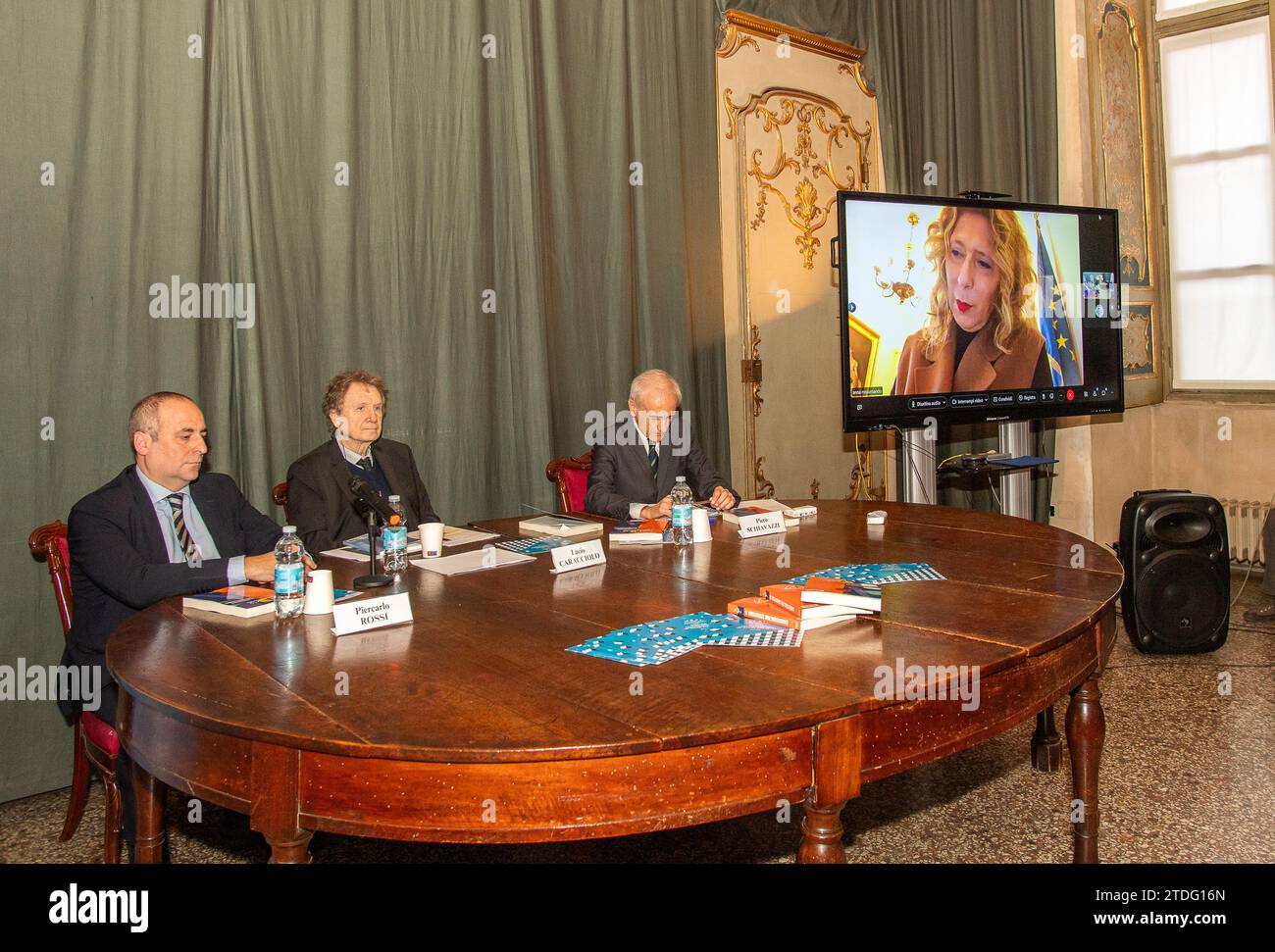 Italien Piemont Turin Palazzo Carignano - Mitternachtswohnung - Meeting ...