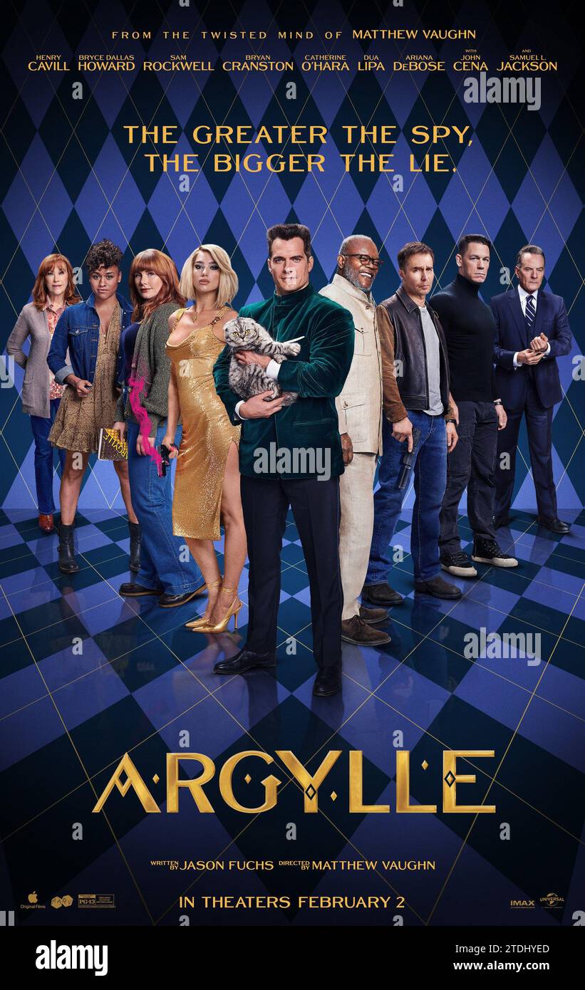 ARGYLLE, Poster, von links: Catherine O'Hara, Ariana DeBose, Bryce ...