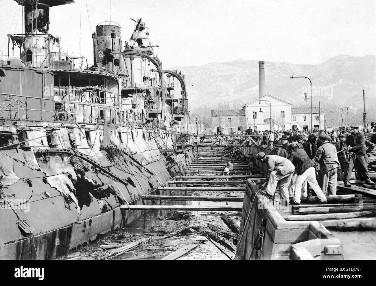 03/11/1907. Die Sprengung der "Jena". Doppelpunkt. Nach der Katastrophe ...