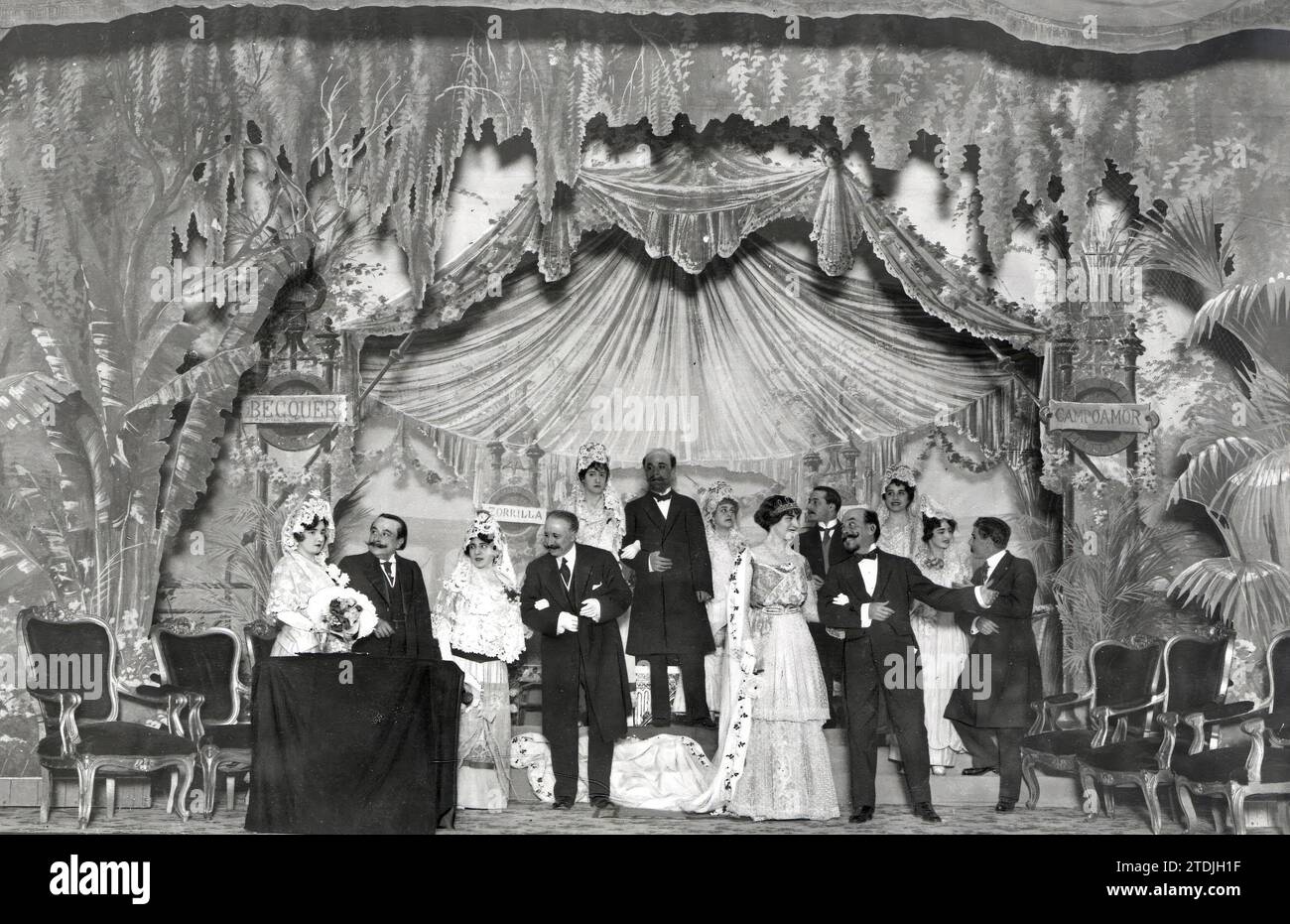 04/30/1915. Im Cervantes-Theater. Eine Szene aus dem Stück „der ...