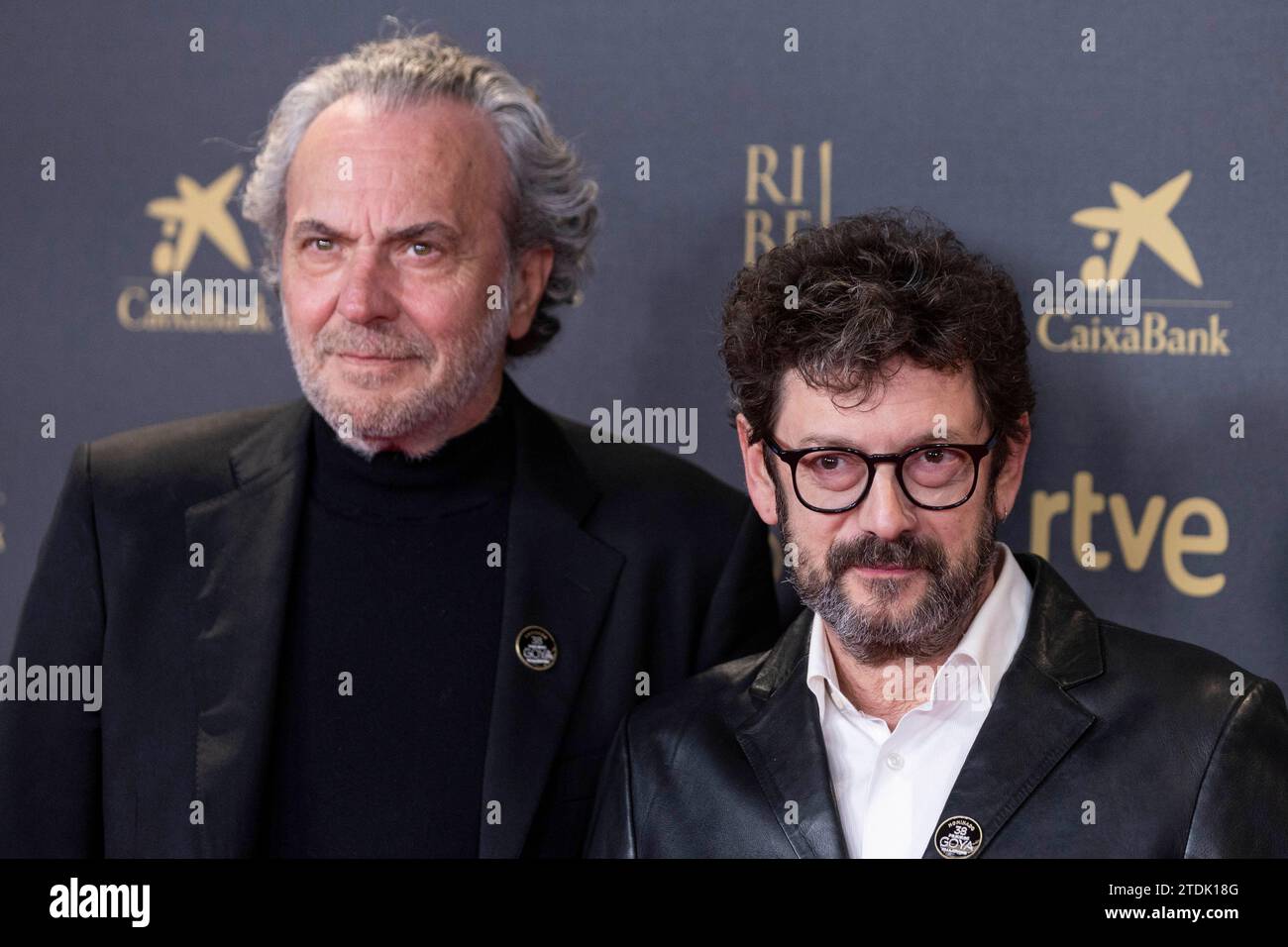 Madrid, Spanien. Dezember 2023. Jose Coronado und Manolo Solo nahmen am ...