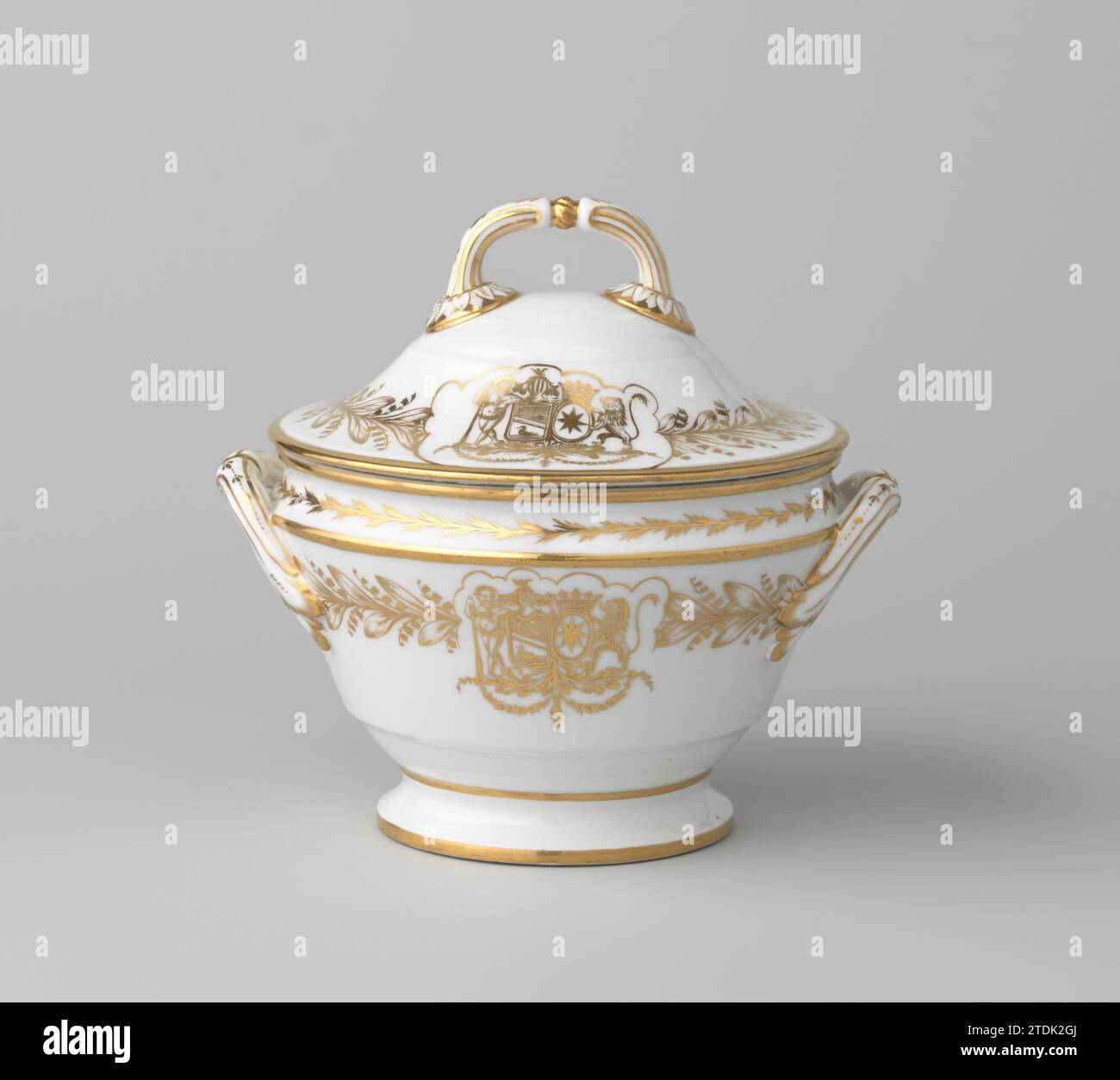 Tureen mit dem Wappen von Hendrik Peter Godfried Quack und Isabella ...