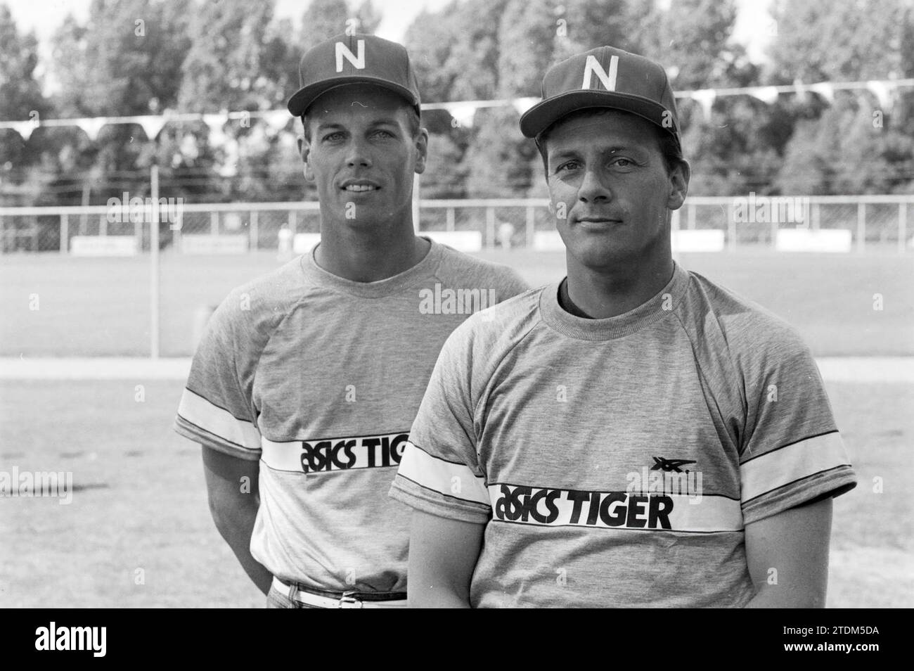 Paul Smid und Charles Urbanus, niederländisches Team, Baseball Persons ...