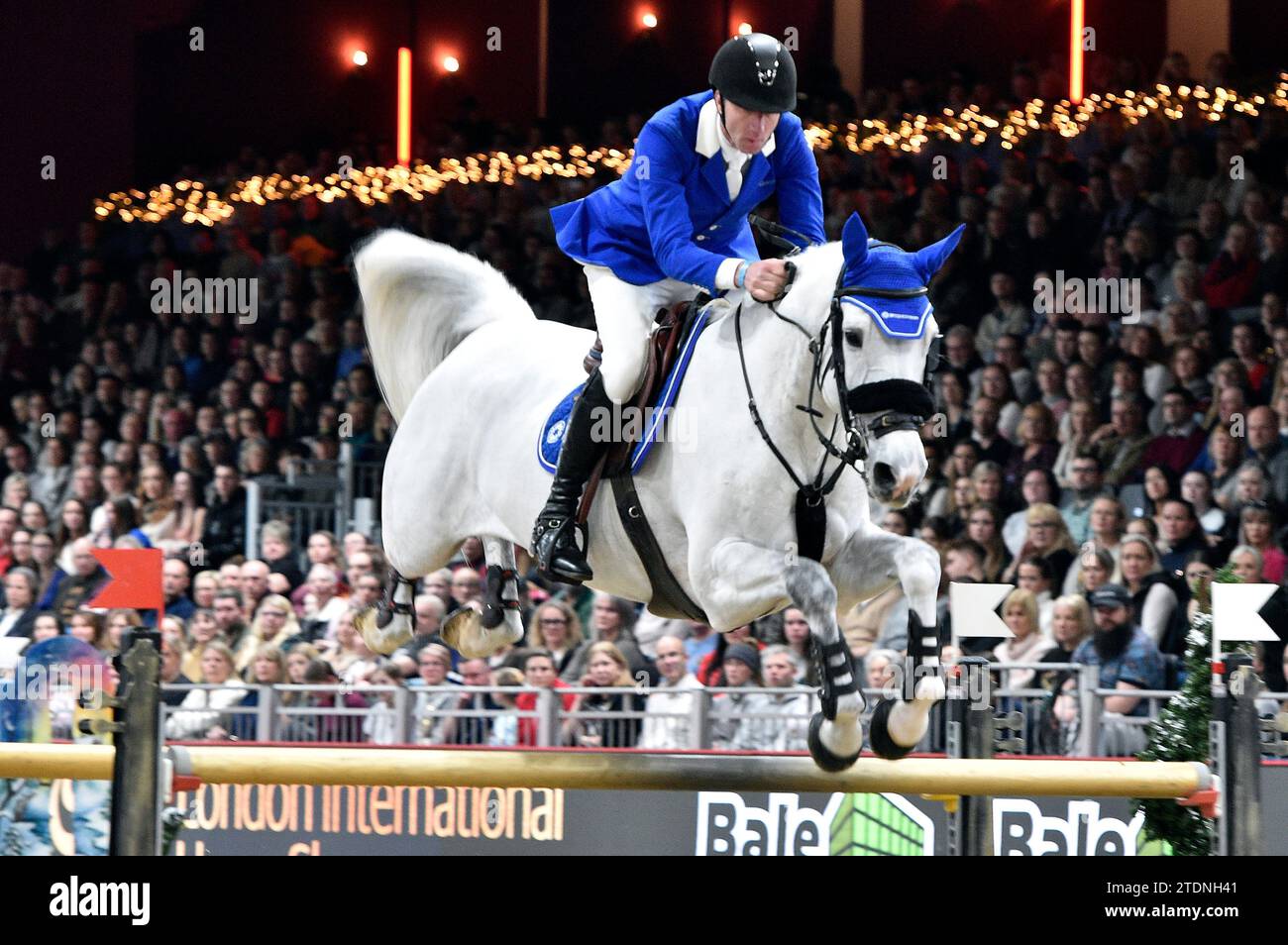 London, Großbritannien. Dezember 2023 London International Horse Show ...