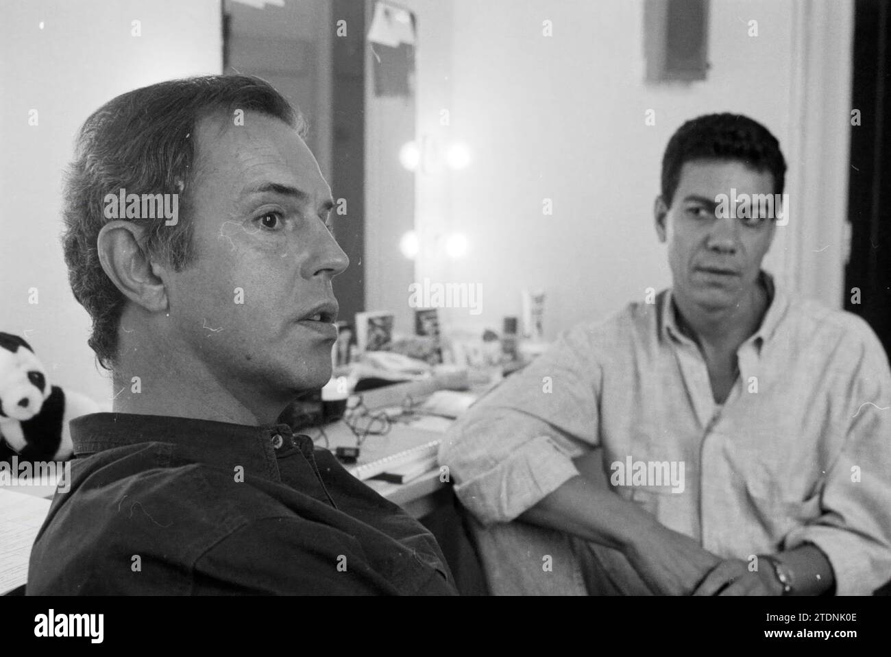 Jos Brink und Frank Sanders (im Künstlerzimmer), 00-00-1989, Whizgle ...