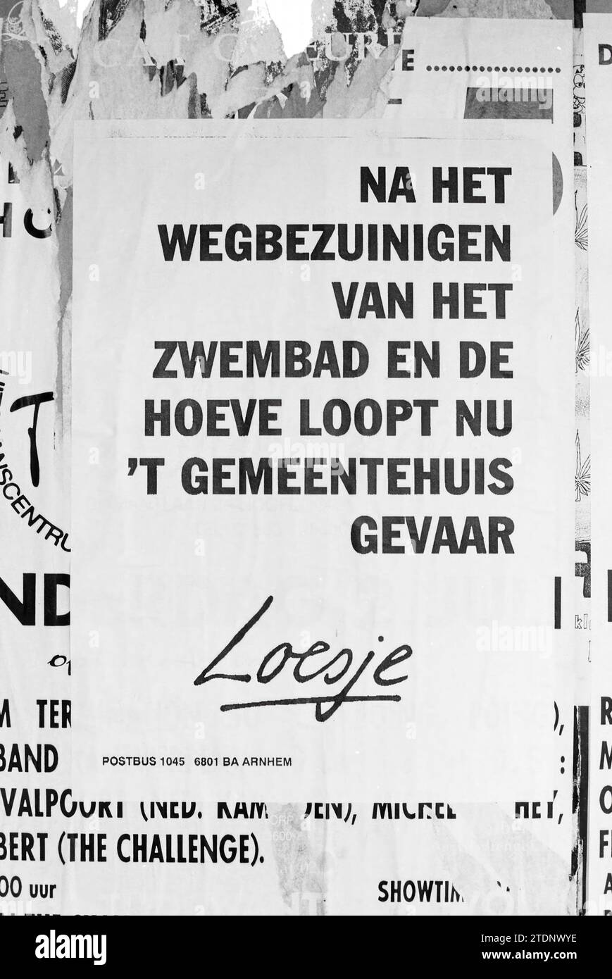 Poster loesje -Fotos und -Bildmaterial in hoher Auflösung – Alamy
