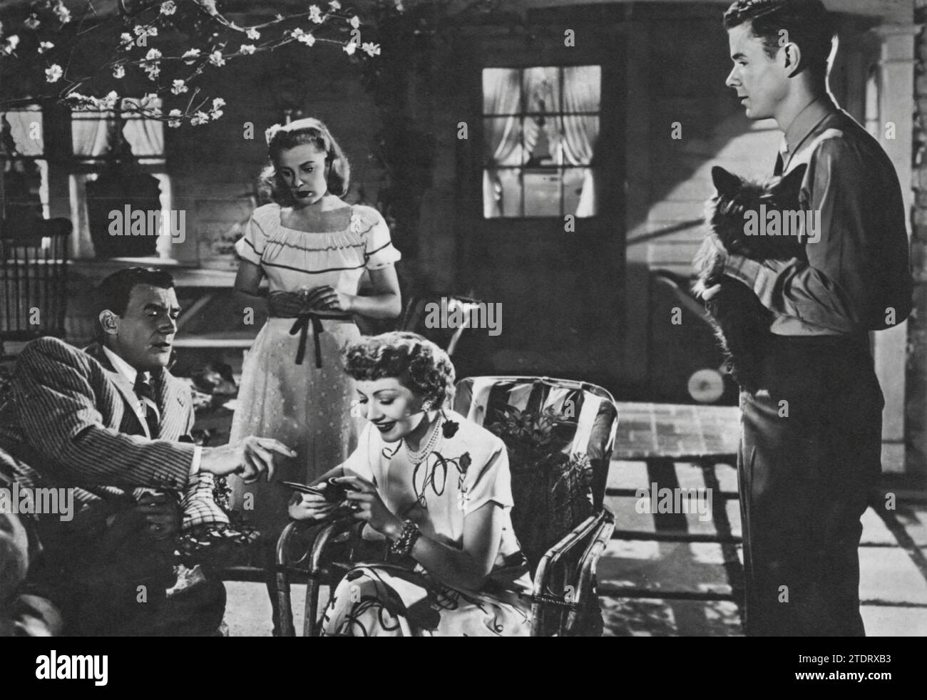 Walter Pidgeon, June Allyson, Claudette Colbert und Marshall Thompson ...