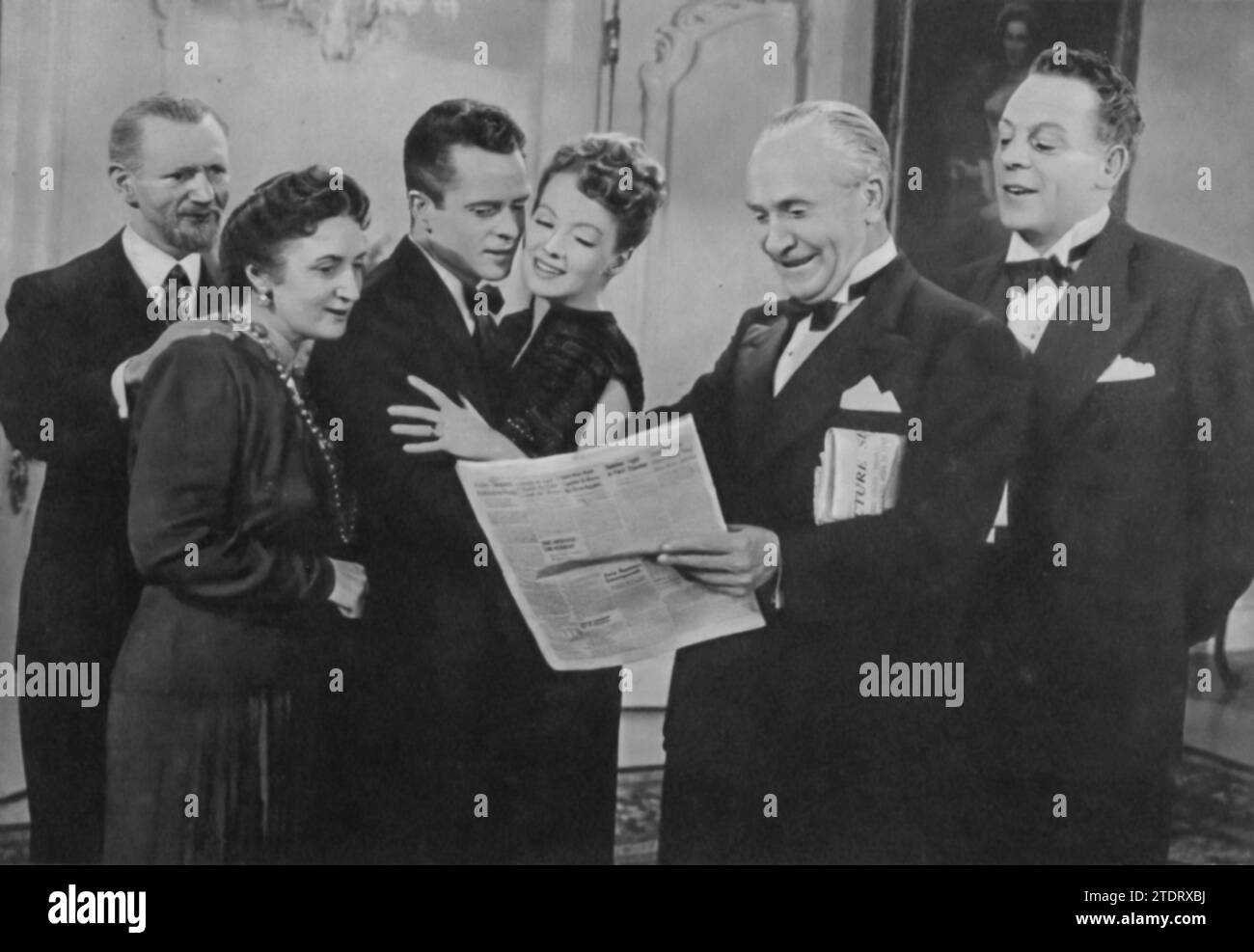 Larry Parks, Evelyn Keyes, William Demarest, Ludwig Donath, Tamara ...