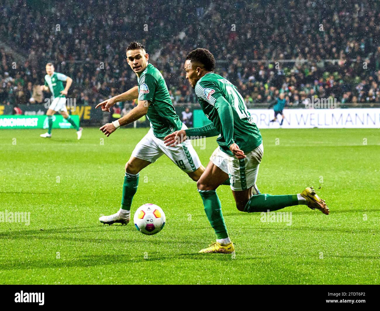 Bremen, Deutschland. Dezember 2023. Torchance für Werder Bremen. Felix ...