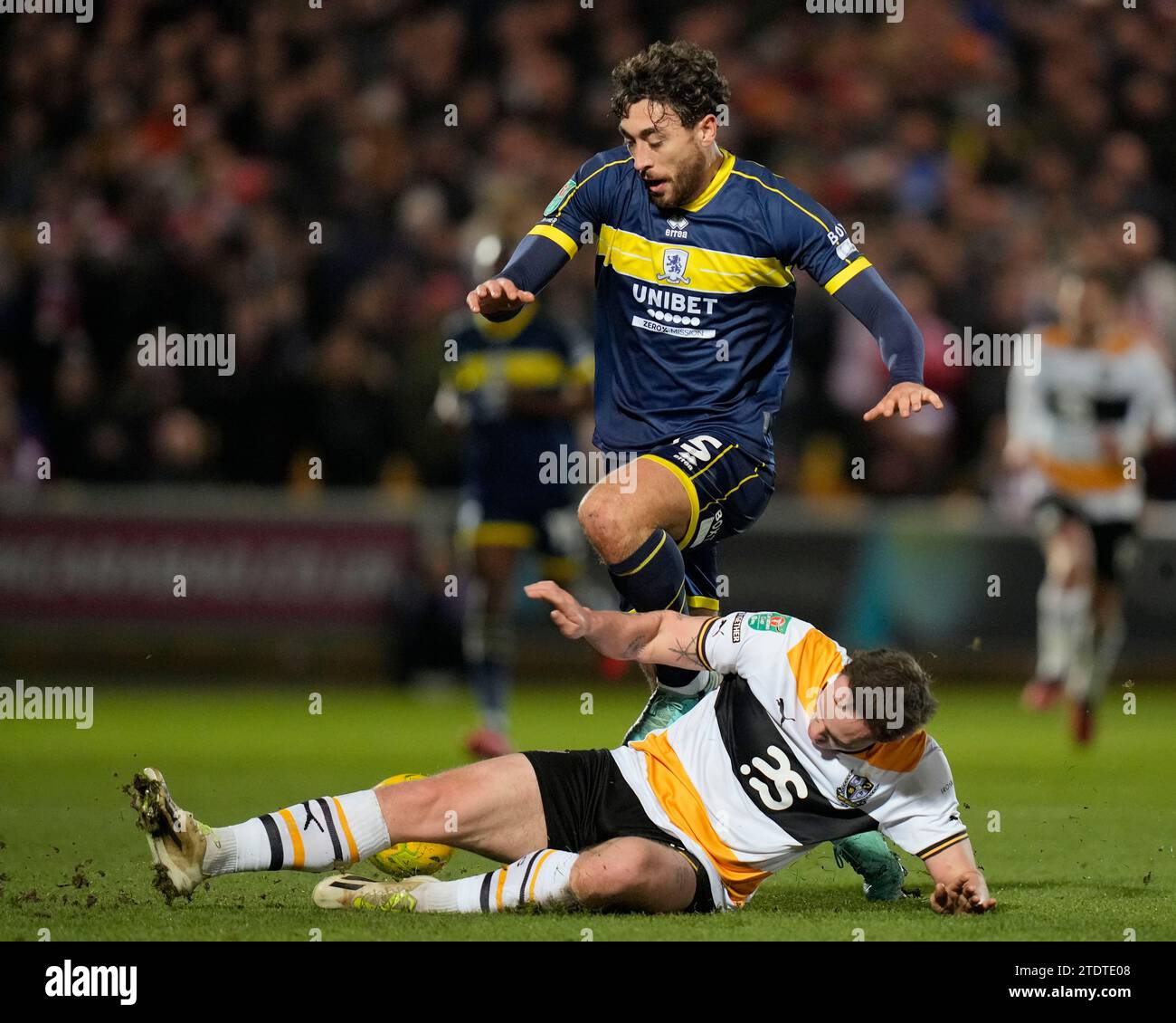 Kofi Balmer #5 von Port Vale tritt im Carabao Cup Quarter Final Matt ...