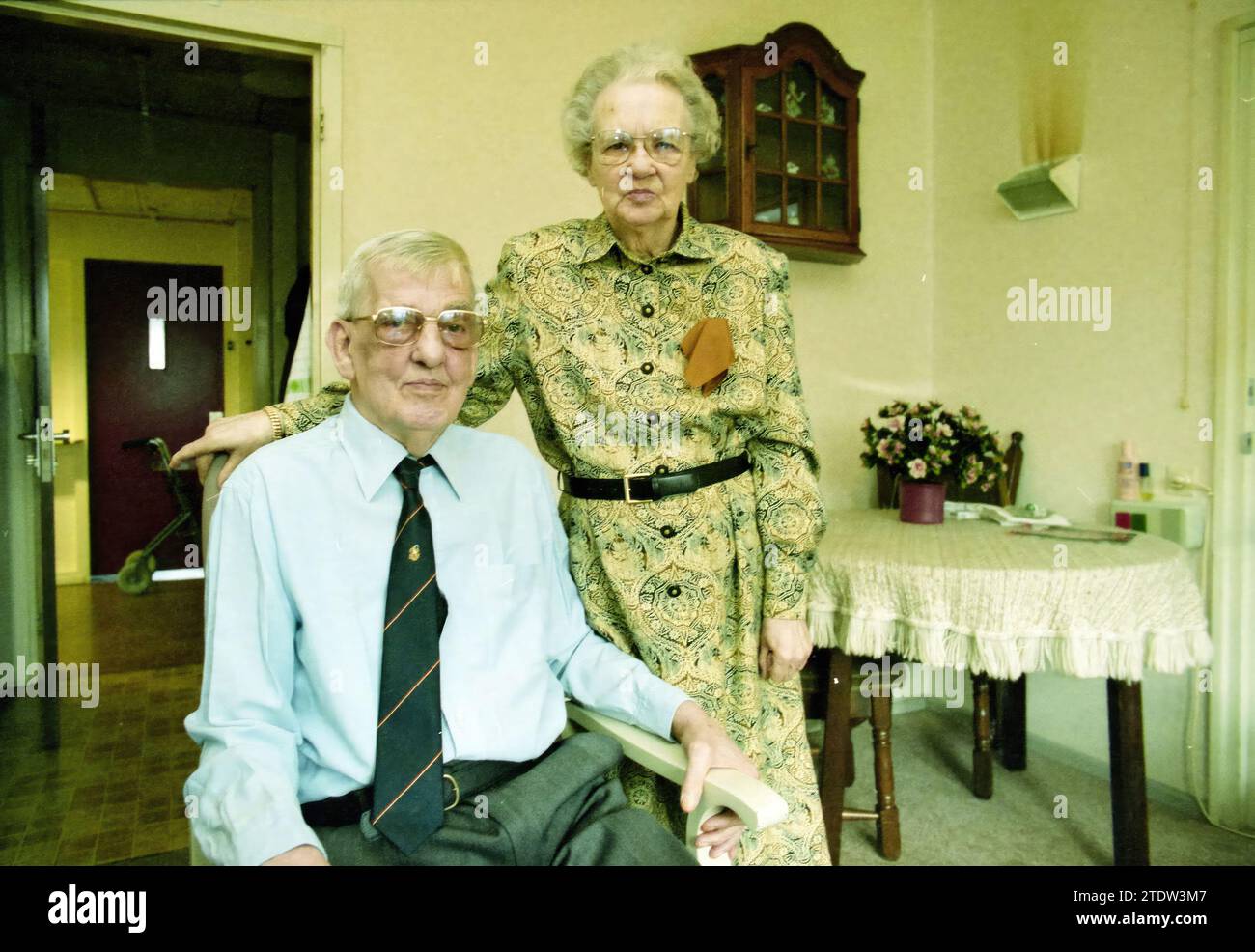 50 Jahre verheiratet, van der Bijl, Haarlem, Niederlande, 29-01-1998 ...
