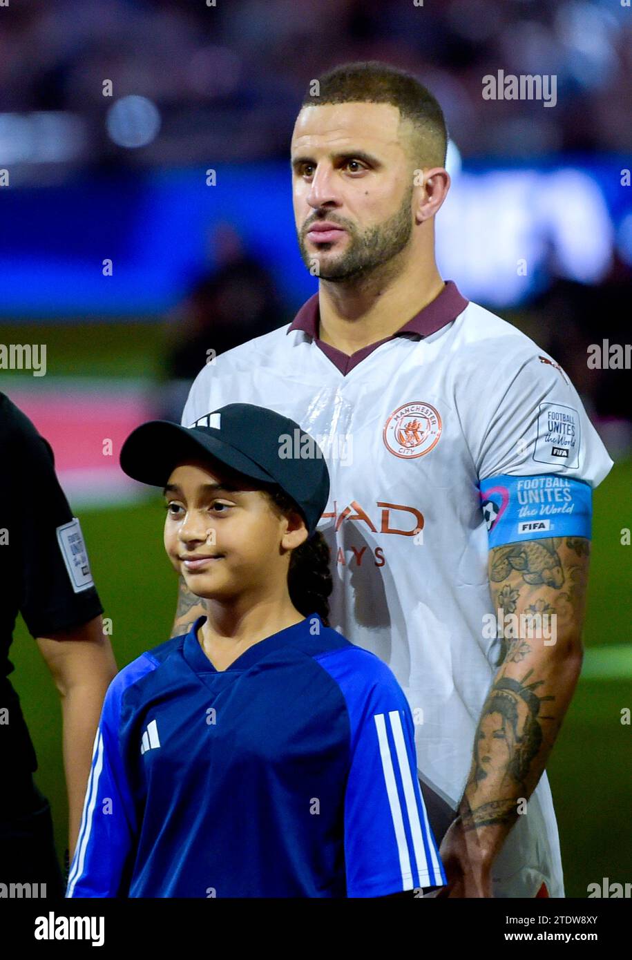 Kyle Walker aus Manchester City vor dem Halbfinalspiel der FIFA ...