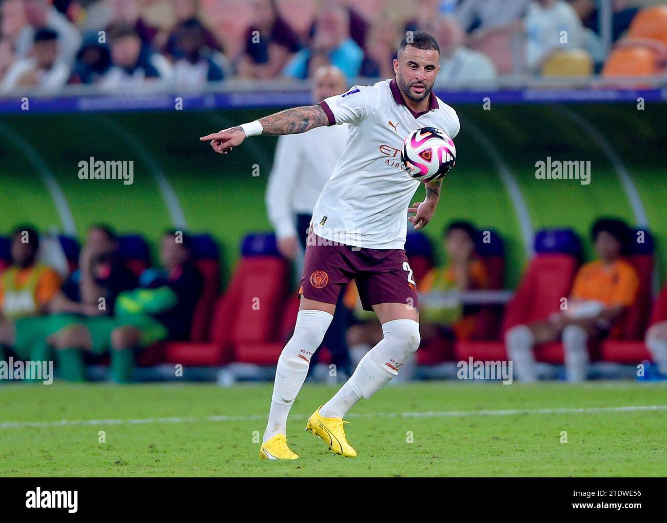 Kyle Walker aus Manchester City beim Halbfinalspiel der FIFA ...