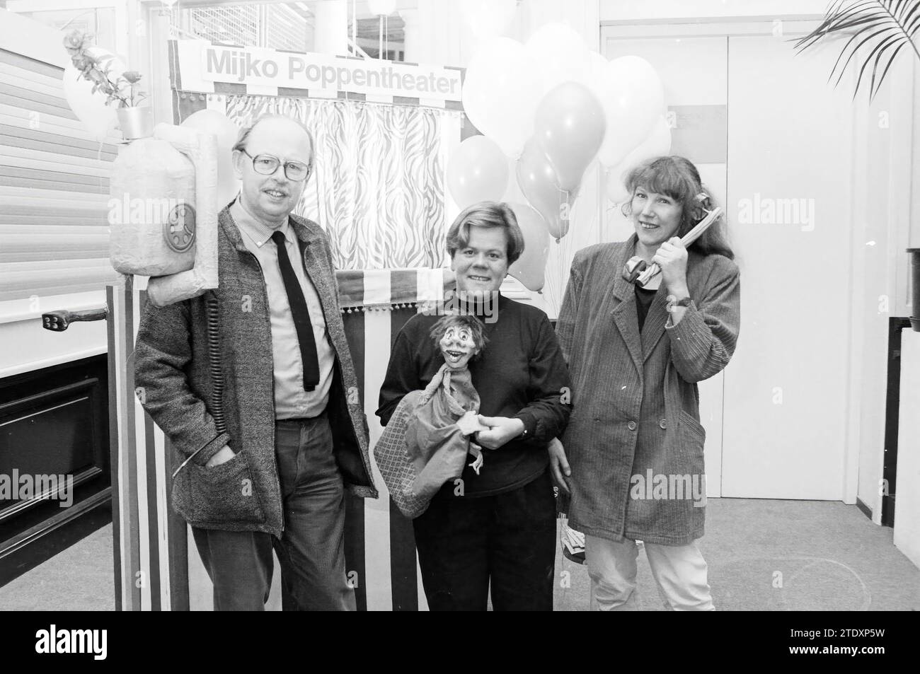 Marijke Kots in ihrem Mijko Puppet Theatre, Haarlem, Niederlande, 28-02 ...