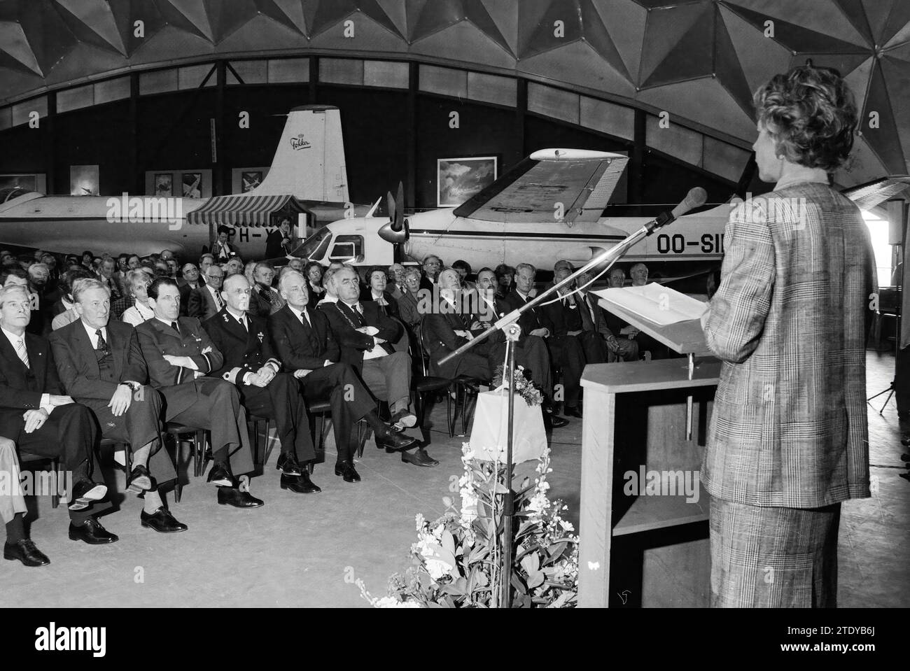 50 Jahre des Luftfahrtrates, Rede von Lenie Smit-Kroes in der Aviodome ...