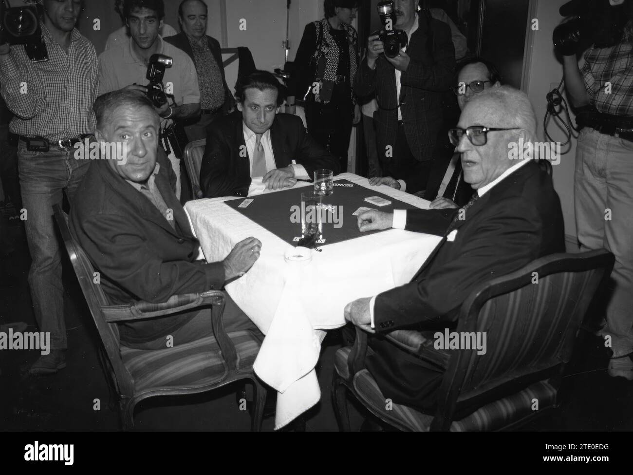 Madrid, 22.05.1995. Der "Mus", laut Mingote. „El mus“ ist der Titel des ...