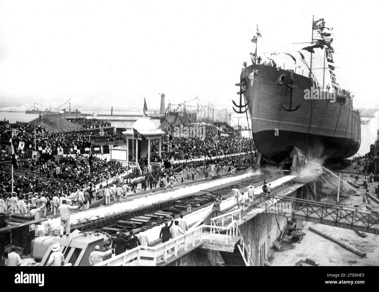 Castellamare (Neapel). März 1913. Von der italienischen Marine. Start ...