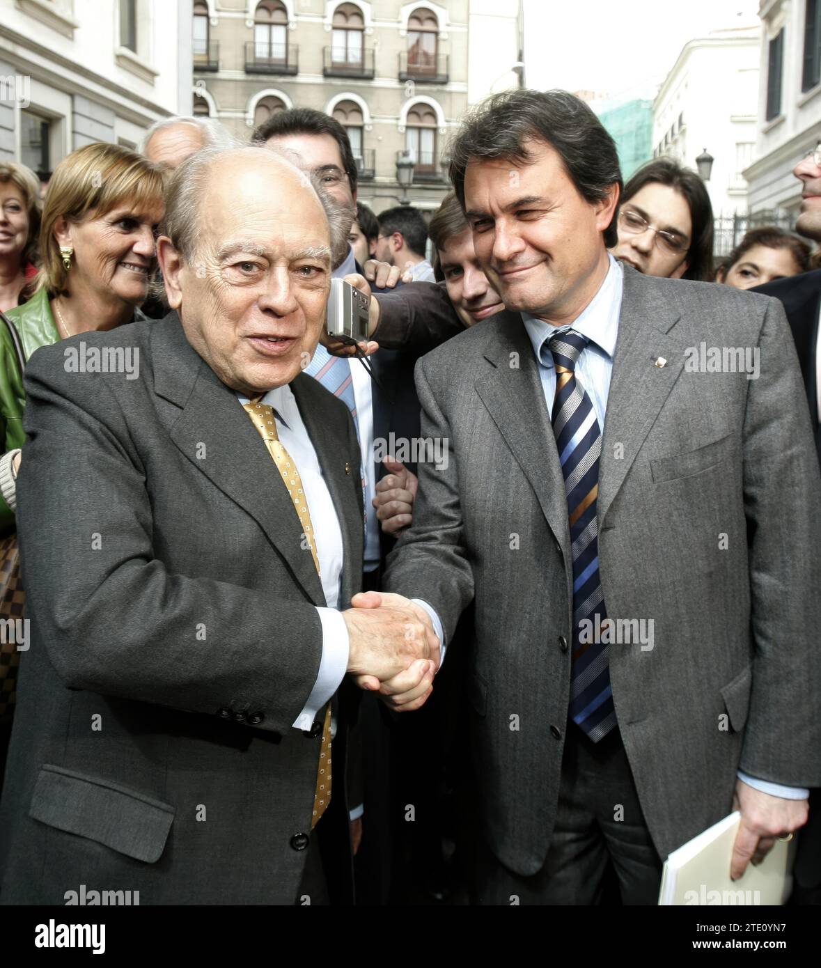 Madrid, 30. März 2006. Verabschiedung des katalanischen Statuts im ...