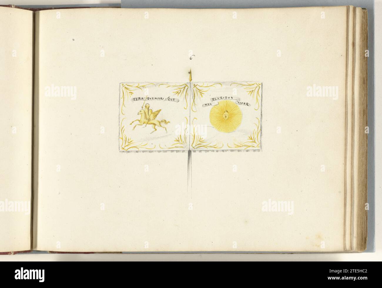 Frans Standard eroberte in der Schlacht von Ramillies, 1706, 1713, 1720 ...