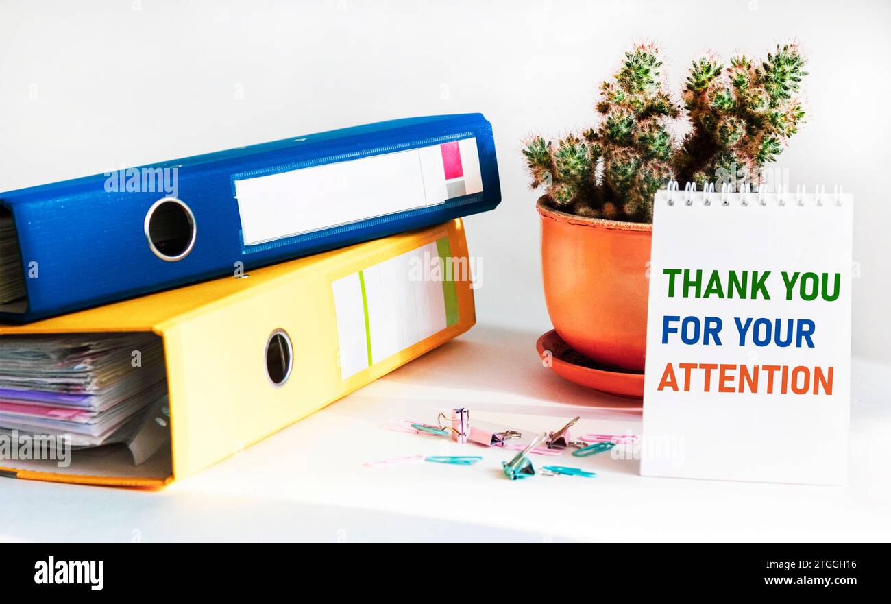 Vielen dank für ihre aufmerksamkeit -Fotos und -Bildmaterial in hoher Auflösung – Alamy