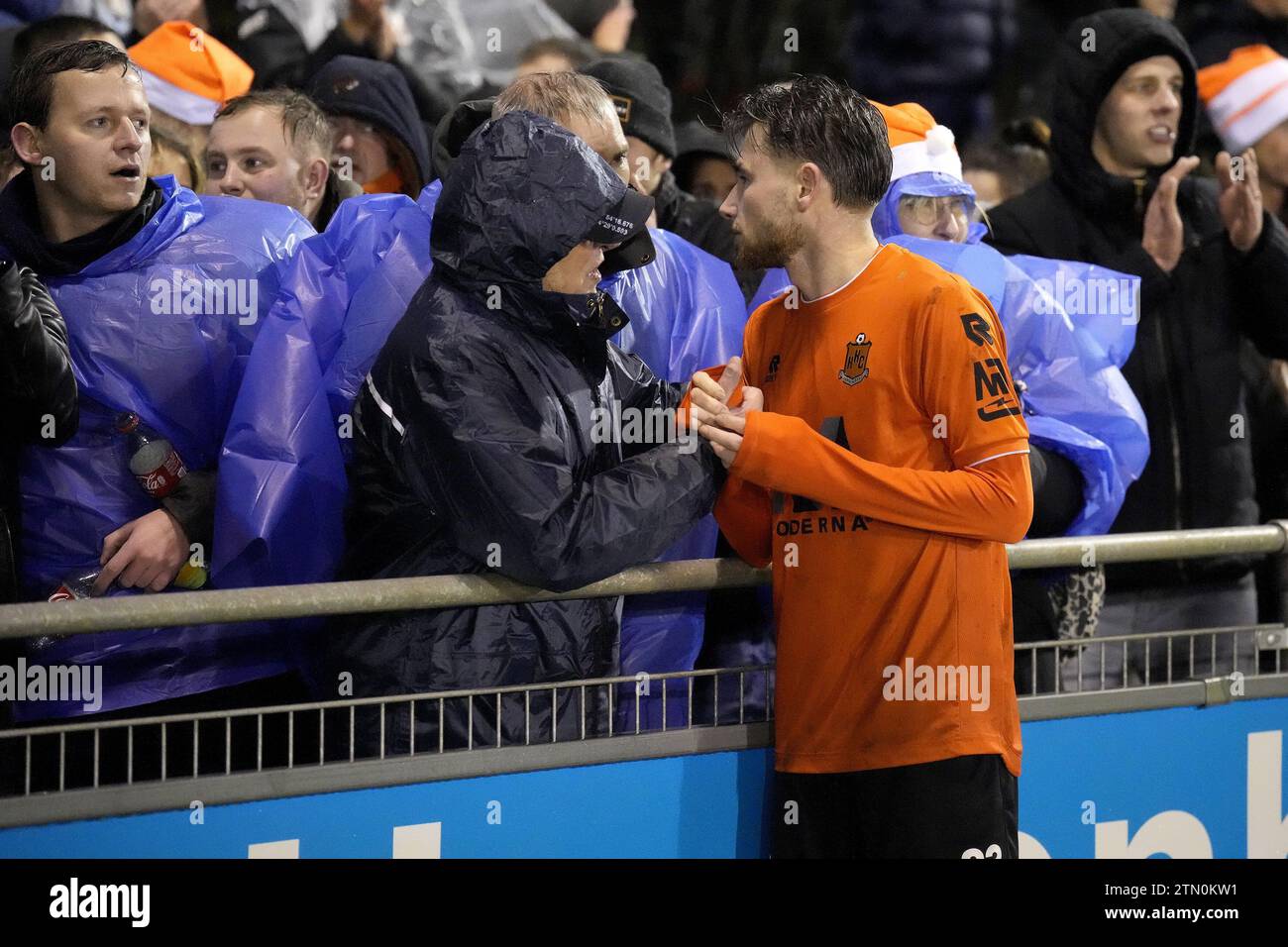 HARDENBERG - Danny Bouws vom HHC Hardenberg nach der 2. Runde des KNVB ...