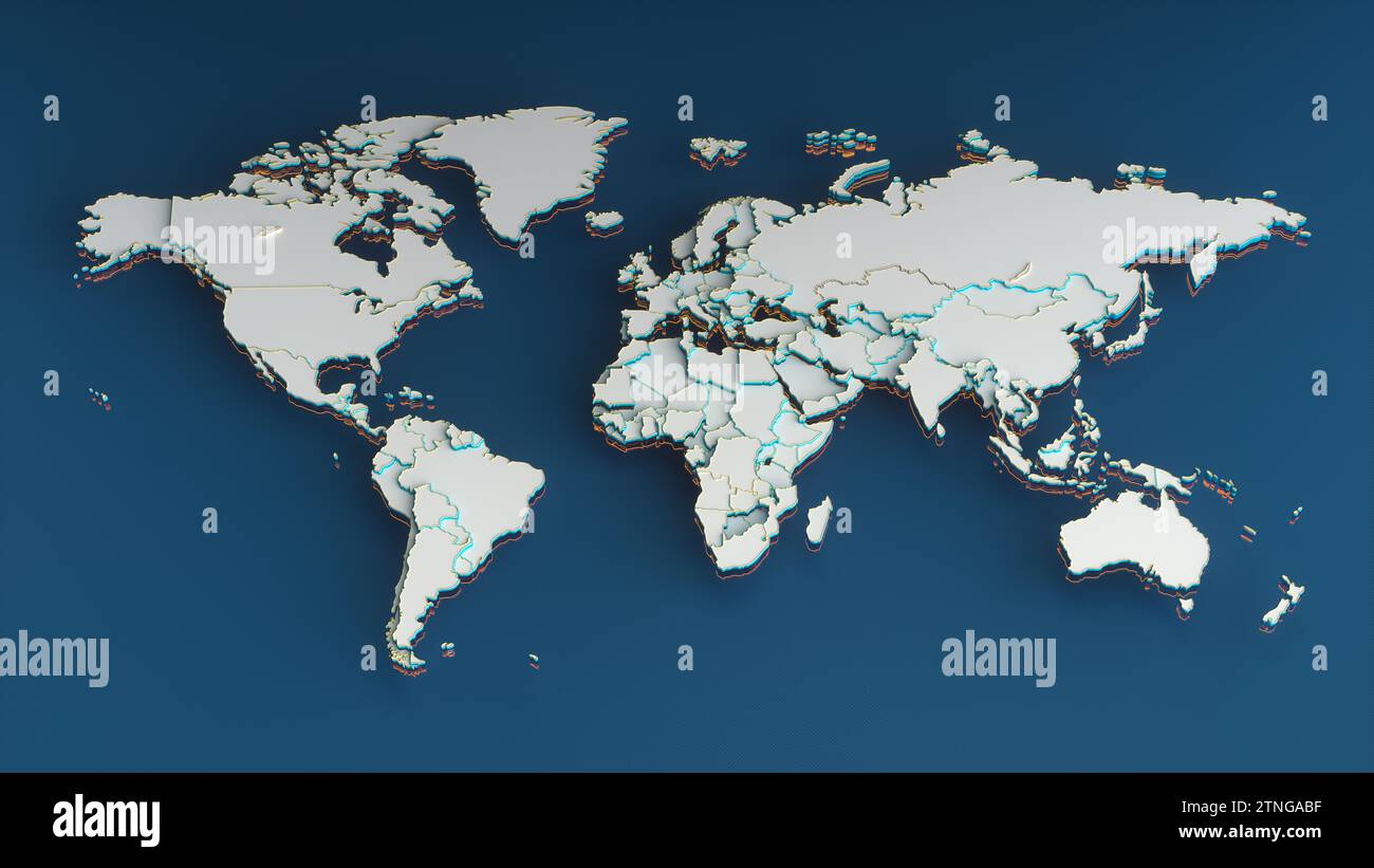 World map countries country -Fotos und -Bildmaterial in hoher Auflösung ...