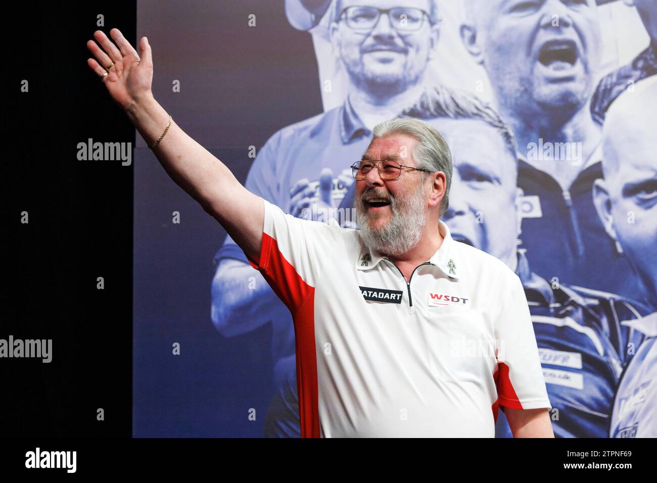 Dartspieler Martin Adams / Wolfie bei der World Darts Gala 2023 in der ...