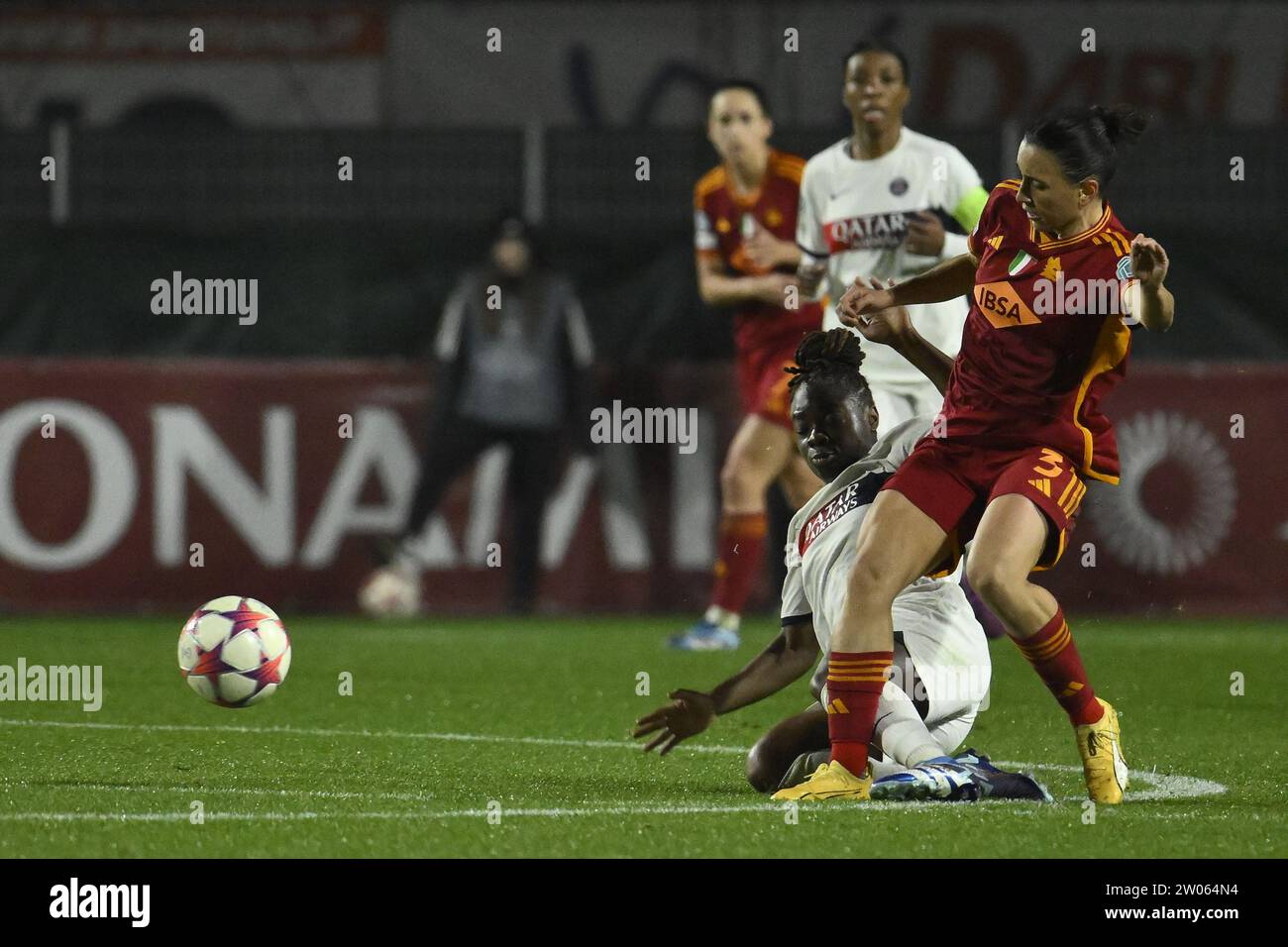 Rom, Italien. Dezember 2023. Lucia Di Guglielmo von A.S. Roma Women und ...