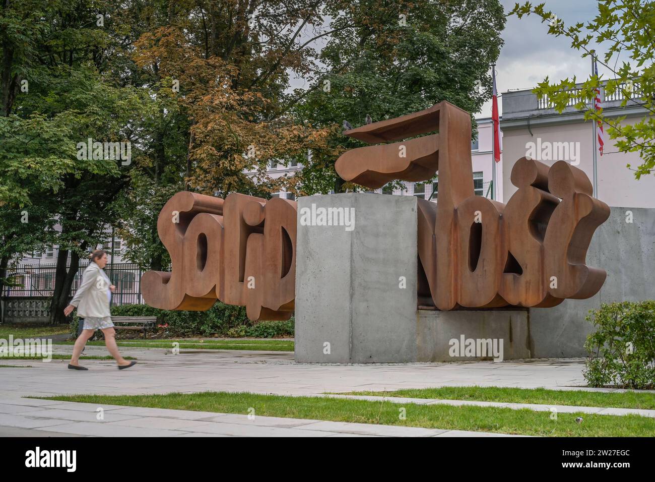 Solidarnosc Denkmal, Mikolaja Kopernika, Tamka, Warschau, Woiwodschaft ...