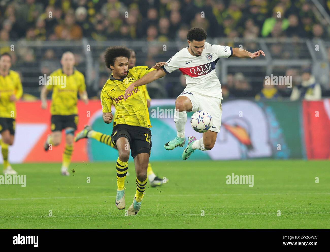 Dortmund, Deutschland. Dezember 2023. firo: 13.12.2023, Fußball, UEFA CHAMPIONS LEAGUE, Saison ...