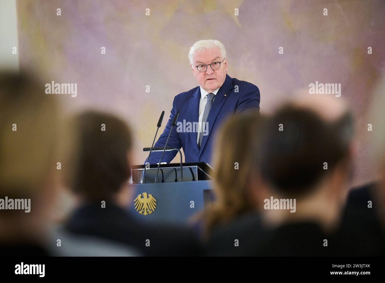 Berlin, Deutschland. Dezember 2023. Bundespräsident Frank-Walter ...