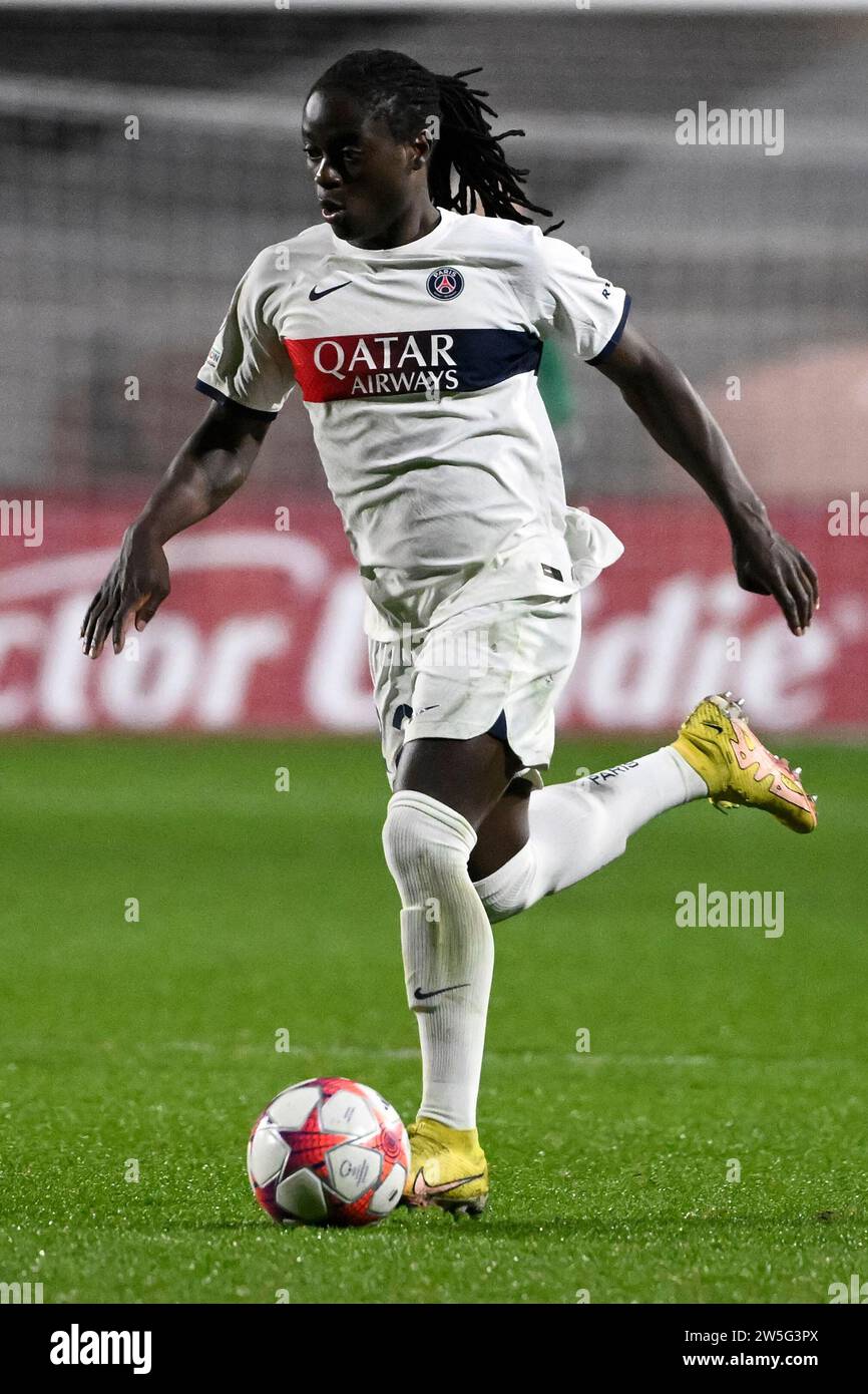Tabitha Chawinga aus Paris Saint Germain im Spiel während des ...