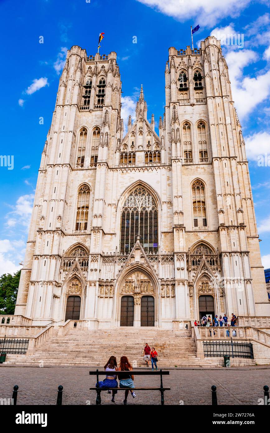 Wunderschne Kathedrale St Michael Und St Gudula Ebenbildnull