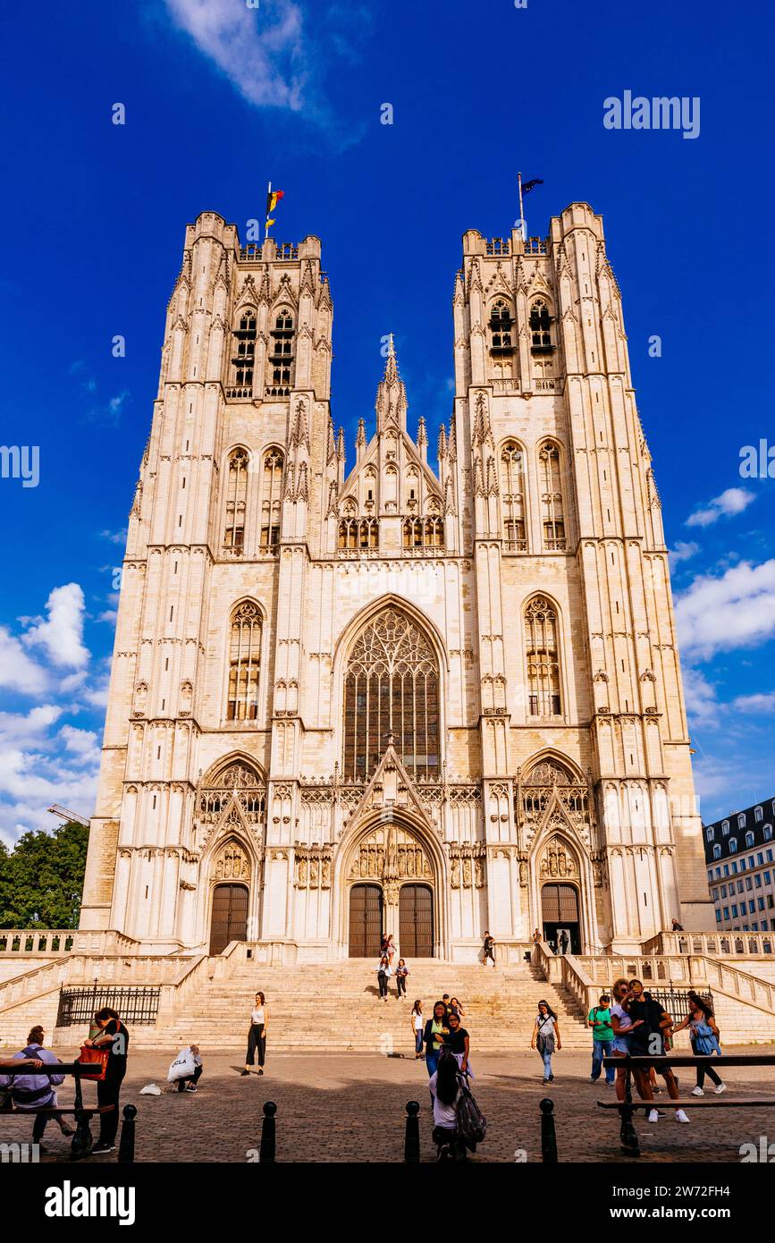 Wunderschne Kathedrale St Michael Und St Gudula Ebenbildnull