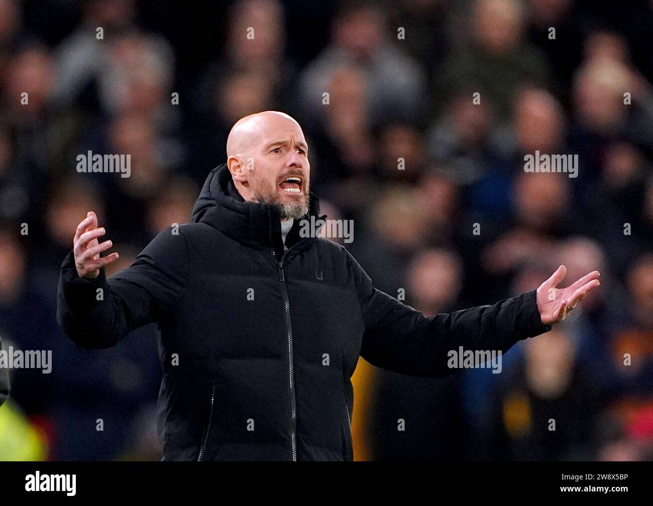 Aktenfoto vom 17.12.2023 des Managers Erik Ten Hag von Manchester ...
