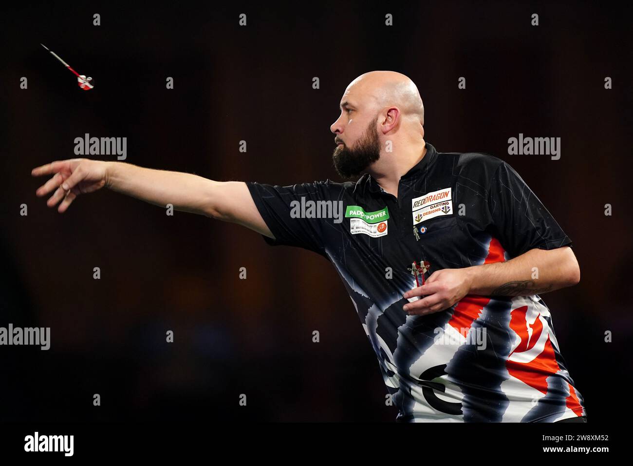 Jamie Hughes im Kampf gegen Krzysztof Ratajski (nicht abgebildet) am 8 ...