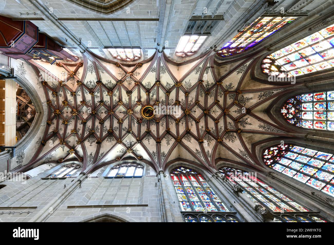 Bern, Schweiz - 10. August 2022: Bern Münster St. evangelische Kirche ...