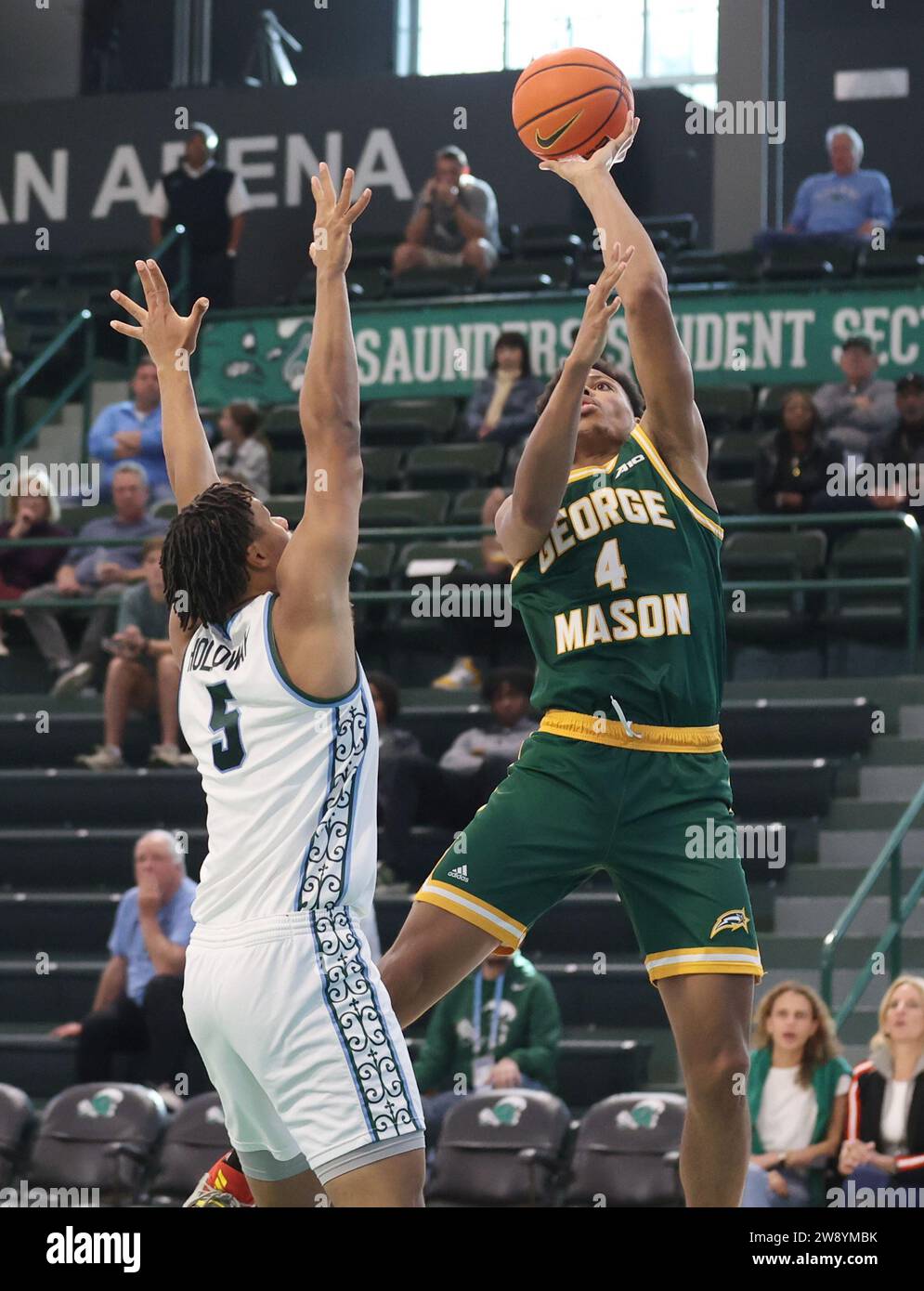 New Orleans, USA. Dezember 2023. George Mason Patriots Garde Keyshawn ...