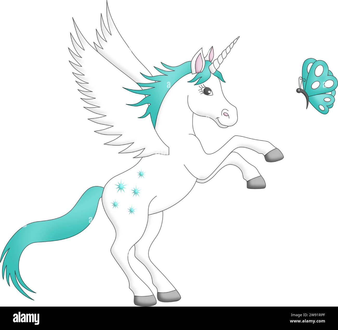 Einhorn mit flügeln -Fotos und -Bildmaterial in hoher Auflösung – Alamy