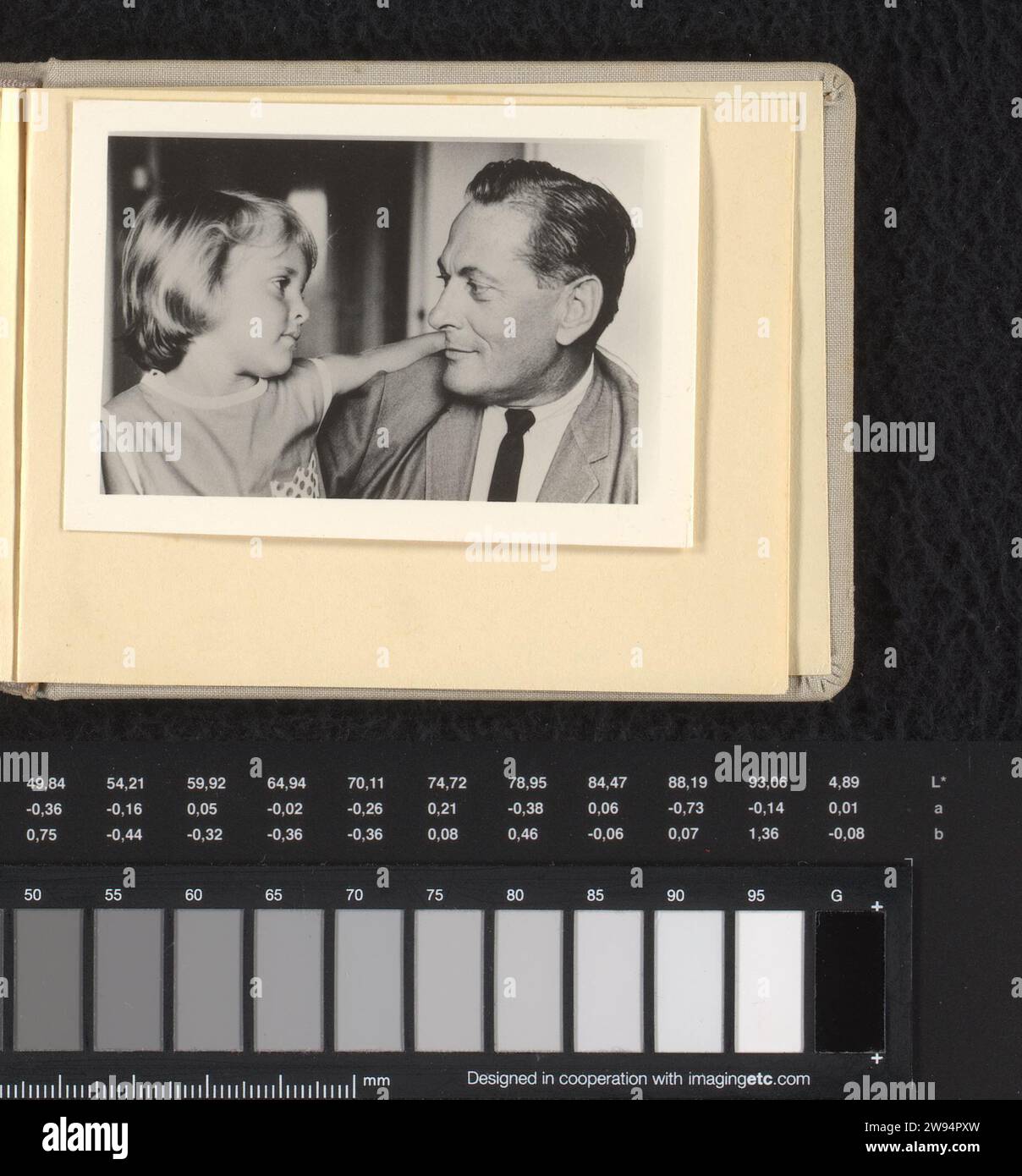 Vater und Tochter, Familie Wachenheimer (möglich), 1960–1969 Foto Mann ...