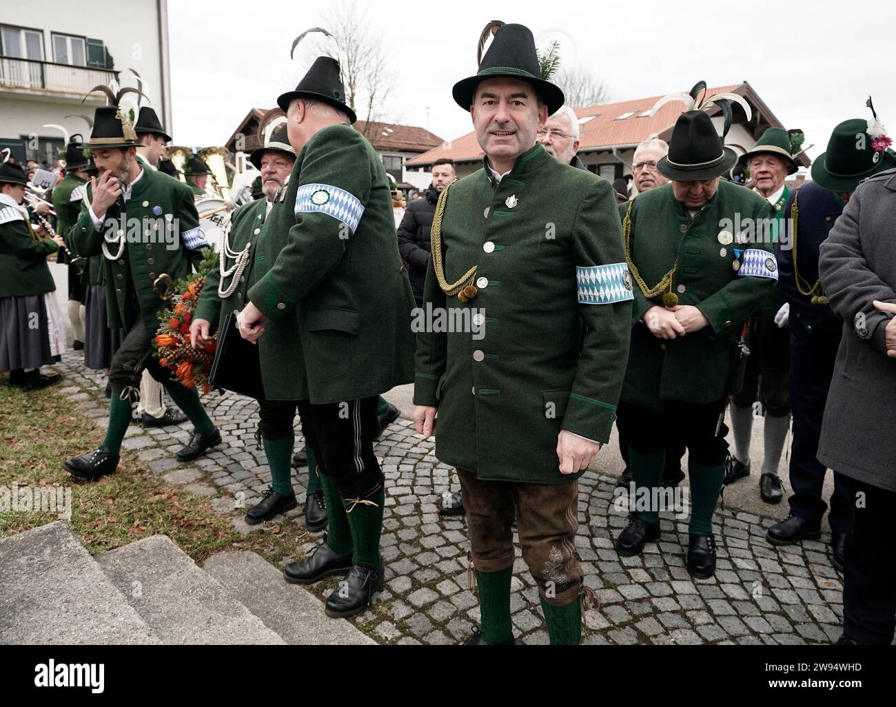 24. Dezember 2023, Bayern, Waakirchen: Hubert Aiwanger (Freie Wähler ...